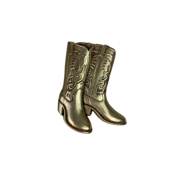 Baron | Accessories | Vintage 979 Bbb Baron Cowboy Boots Solid Brass ...